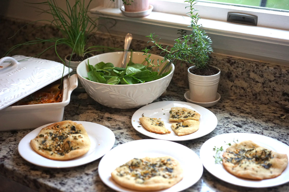 How to Make Easy Herb Garden Flatbread • Gardenary